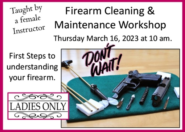 Firearm Cleaning and Maintenance Workshop - Outpost Range