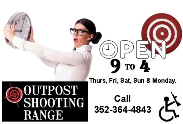 Outpost Range Hours of Operation | Shooting Range Schedule & Holiday Hours